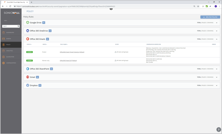 SonicWall Cloud App Security | SonicGuard.co.uk